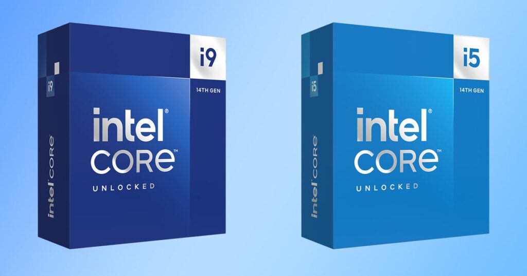 Intels 14. generations CPU'er: Intel Core i9 14900K og Core i5 14600K ...